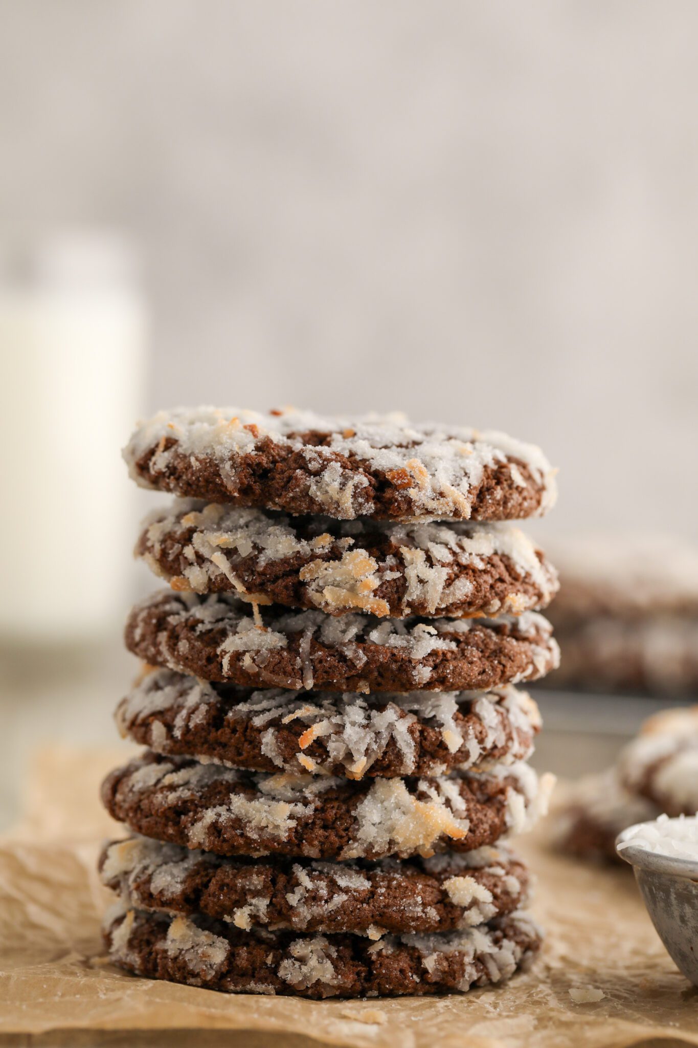 Chocolate Coconut Cookies - Marisa Bakes