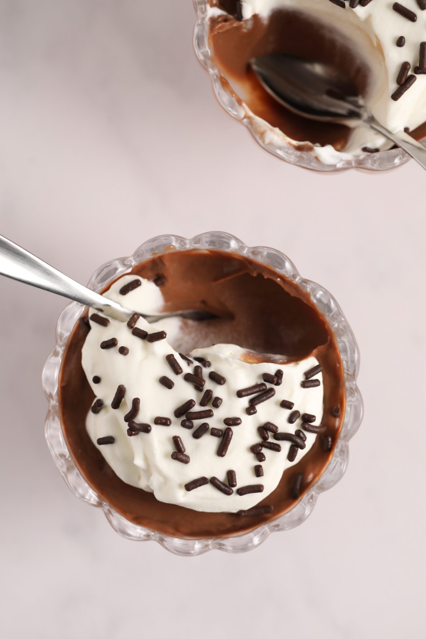 Chocolate Pudding for Two - Marisa Bakes