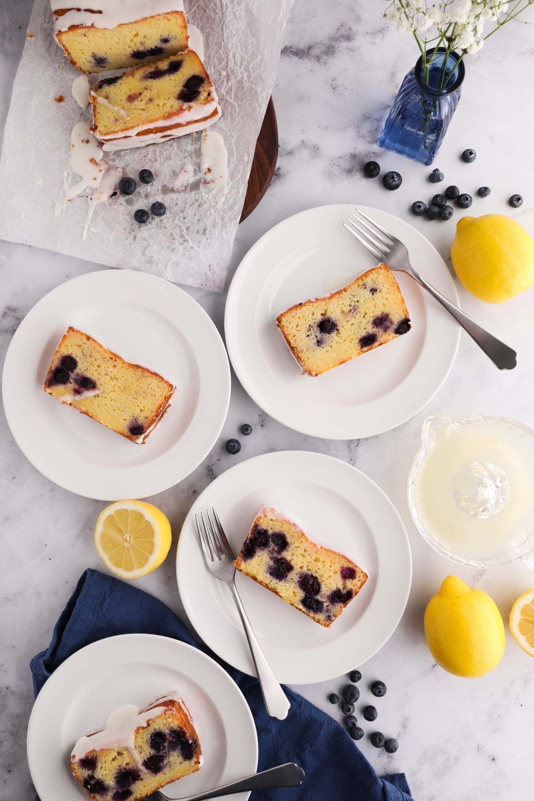 Lemon Blueberry Loaf Cake