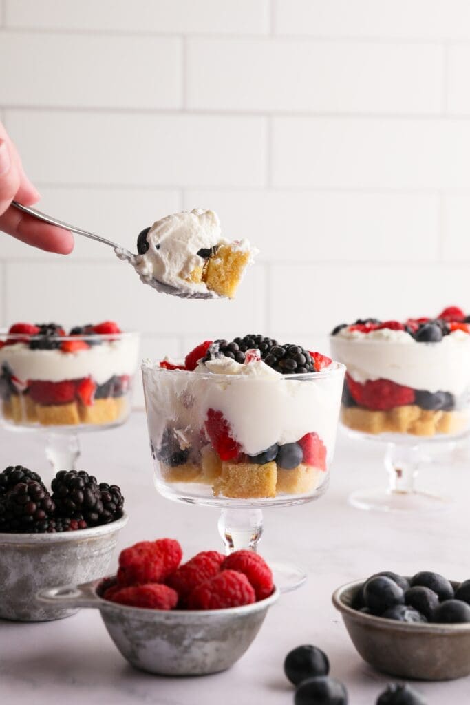 Mini Berry Trifles - Marisa Bakes