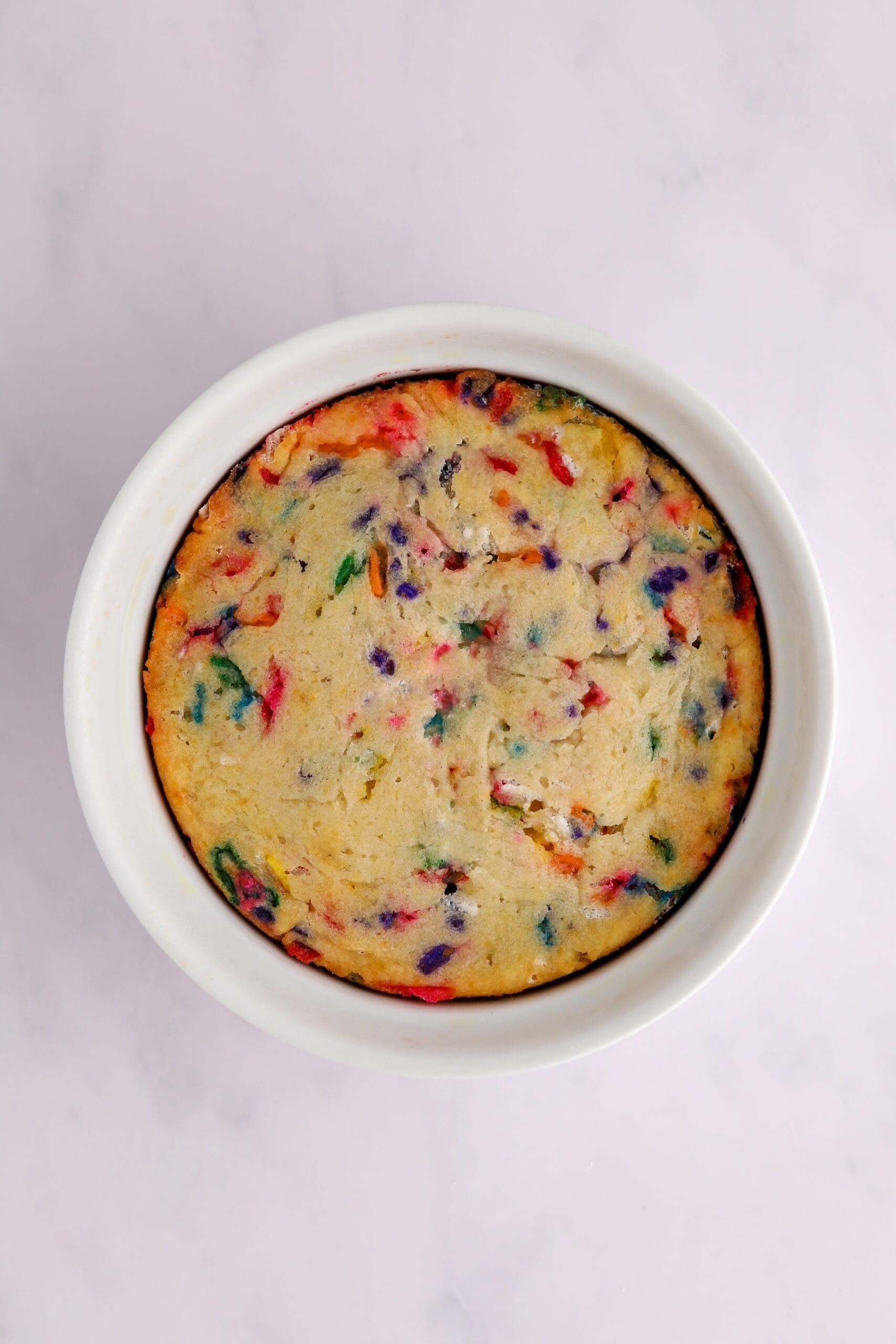 Mini Funfetti Cake for One - Marisa Bakes