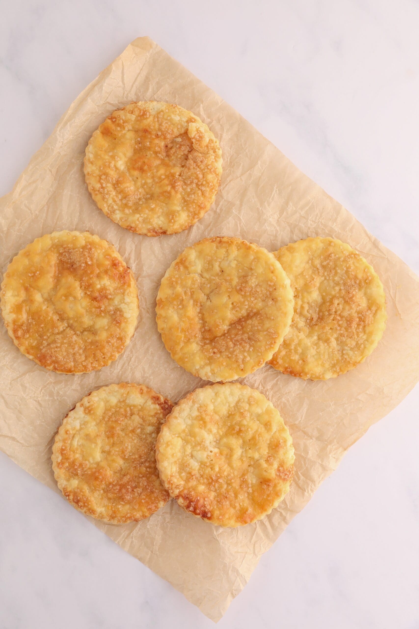 Pie Crust Ice Cream Sandwiches - Marisa Bakes