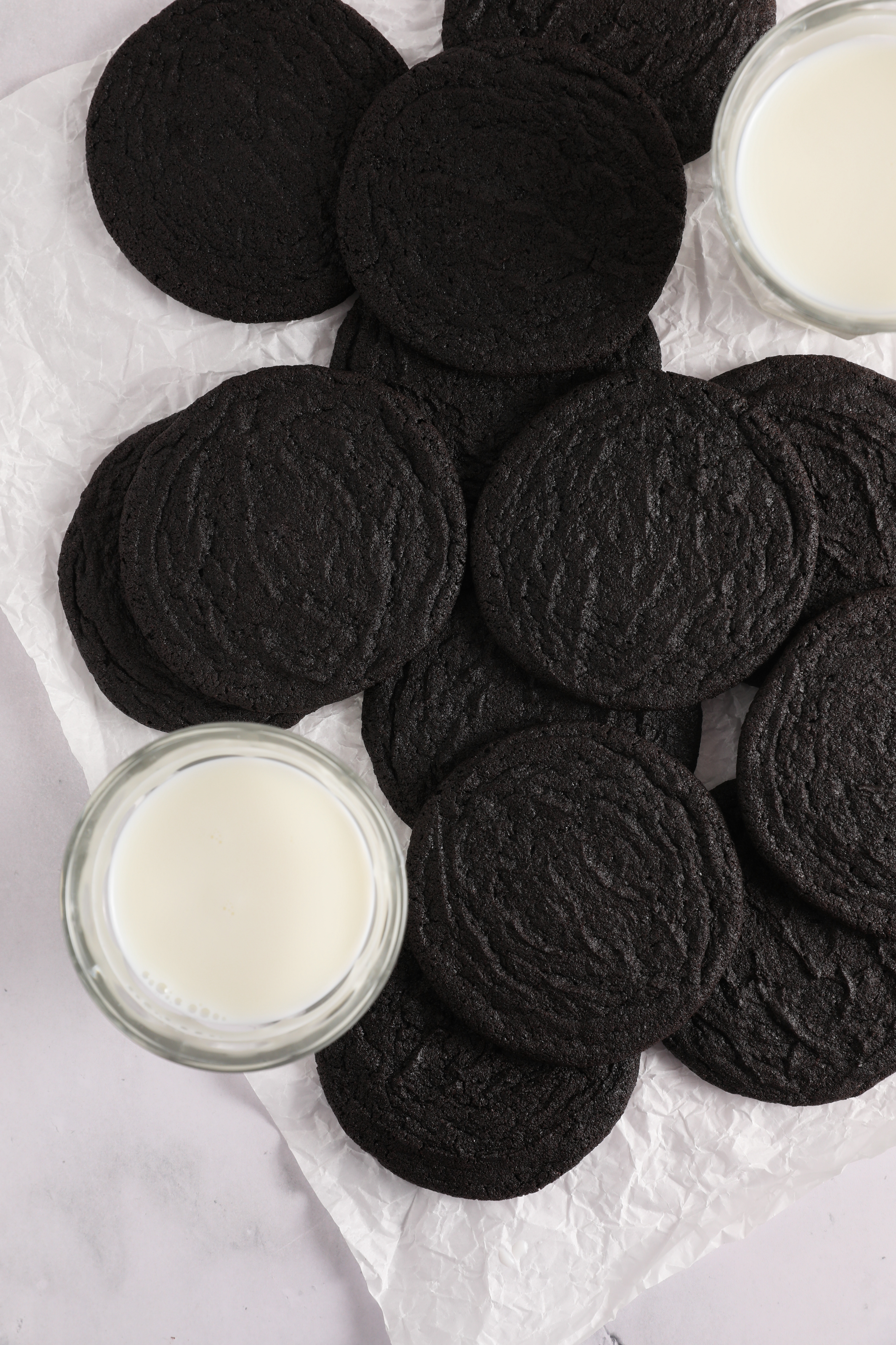 Black Cocoa Cookies - Marisa Bakes