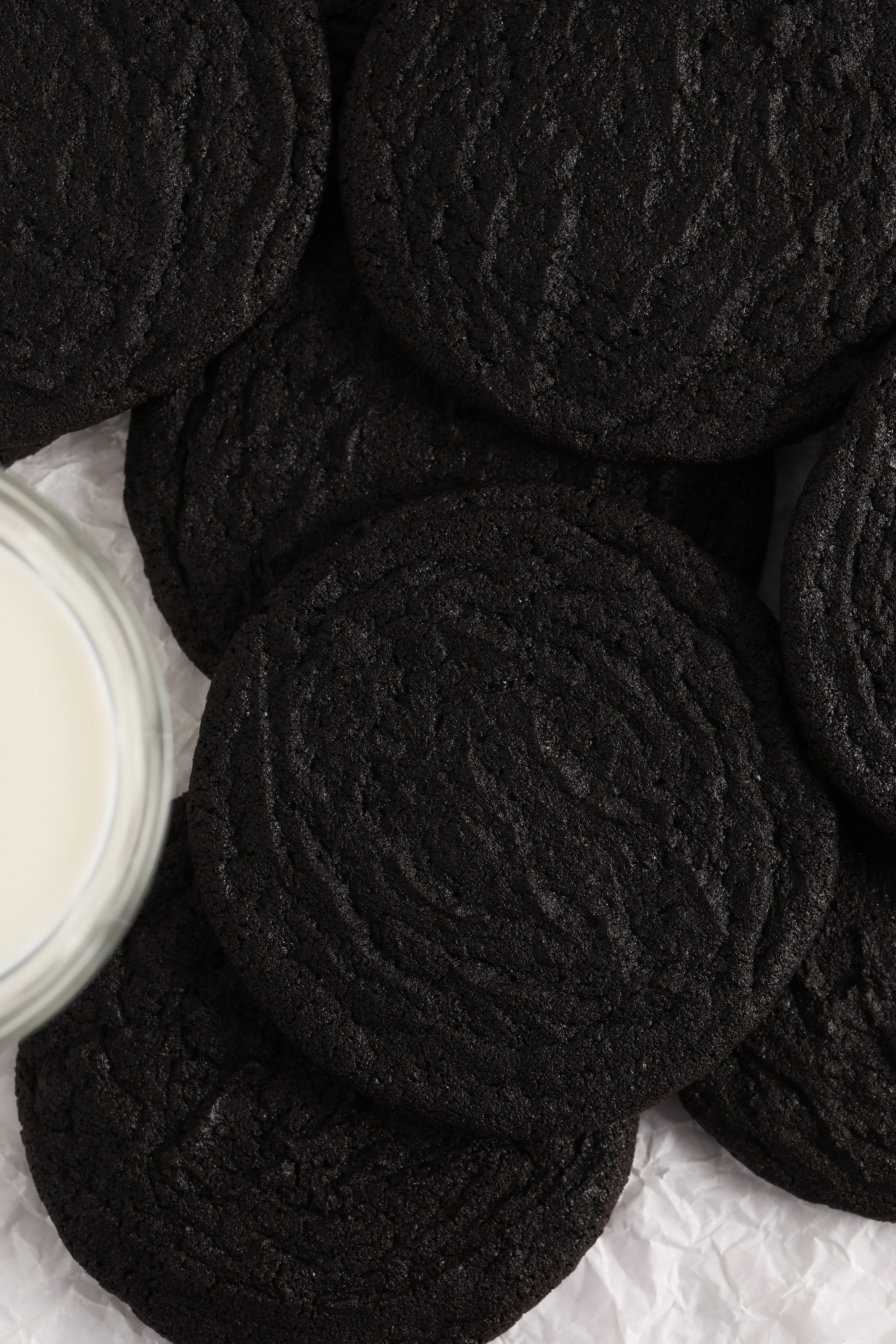 Black Cocoa Cookies - Marisa Bakes