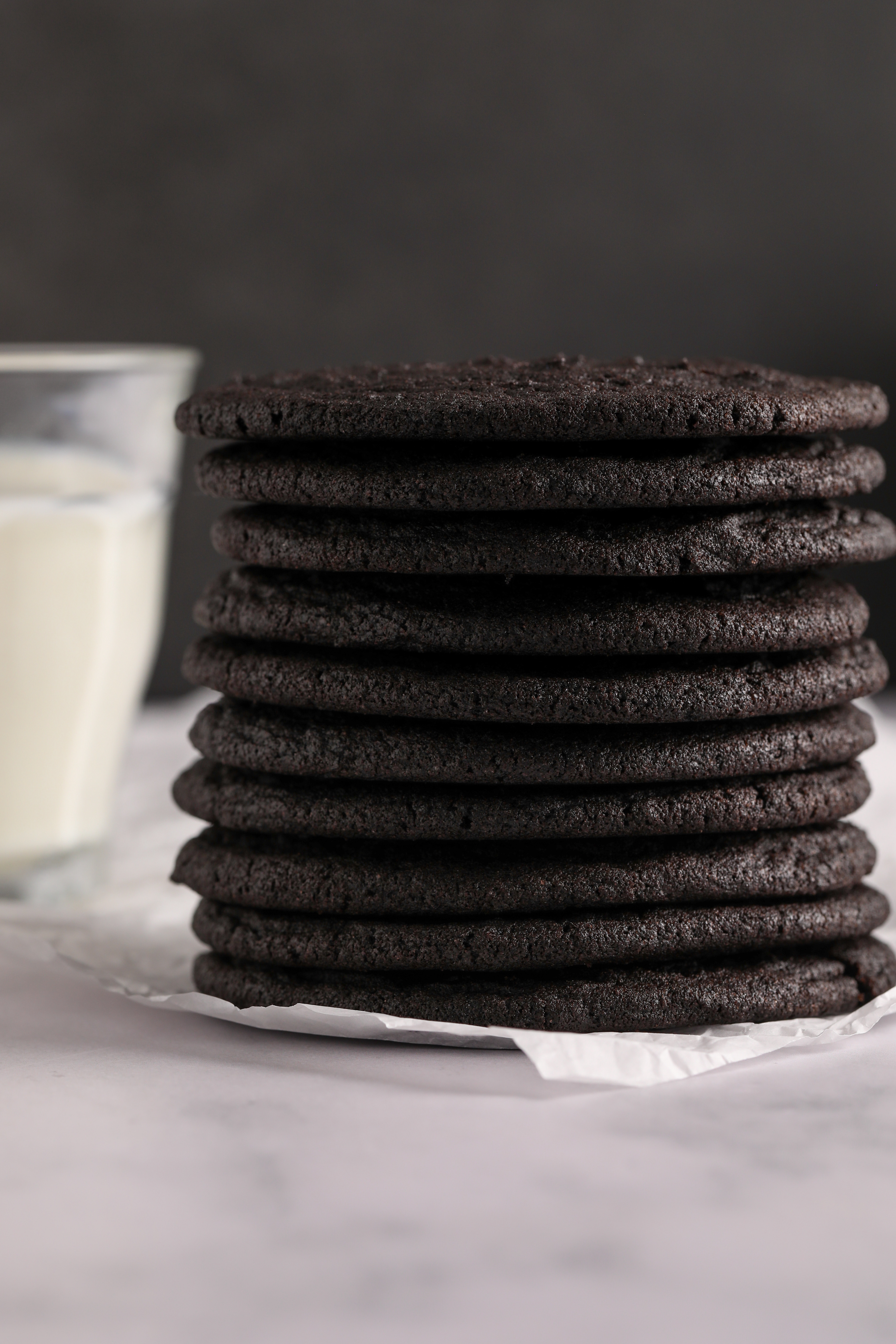 Black Cocoa Cookies - Marisa Bakes