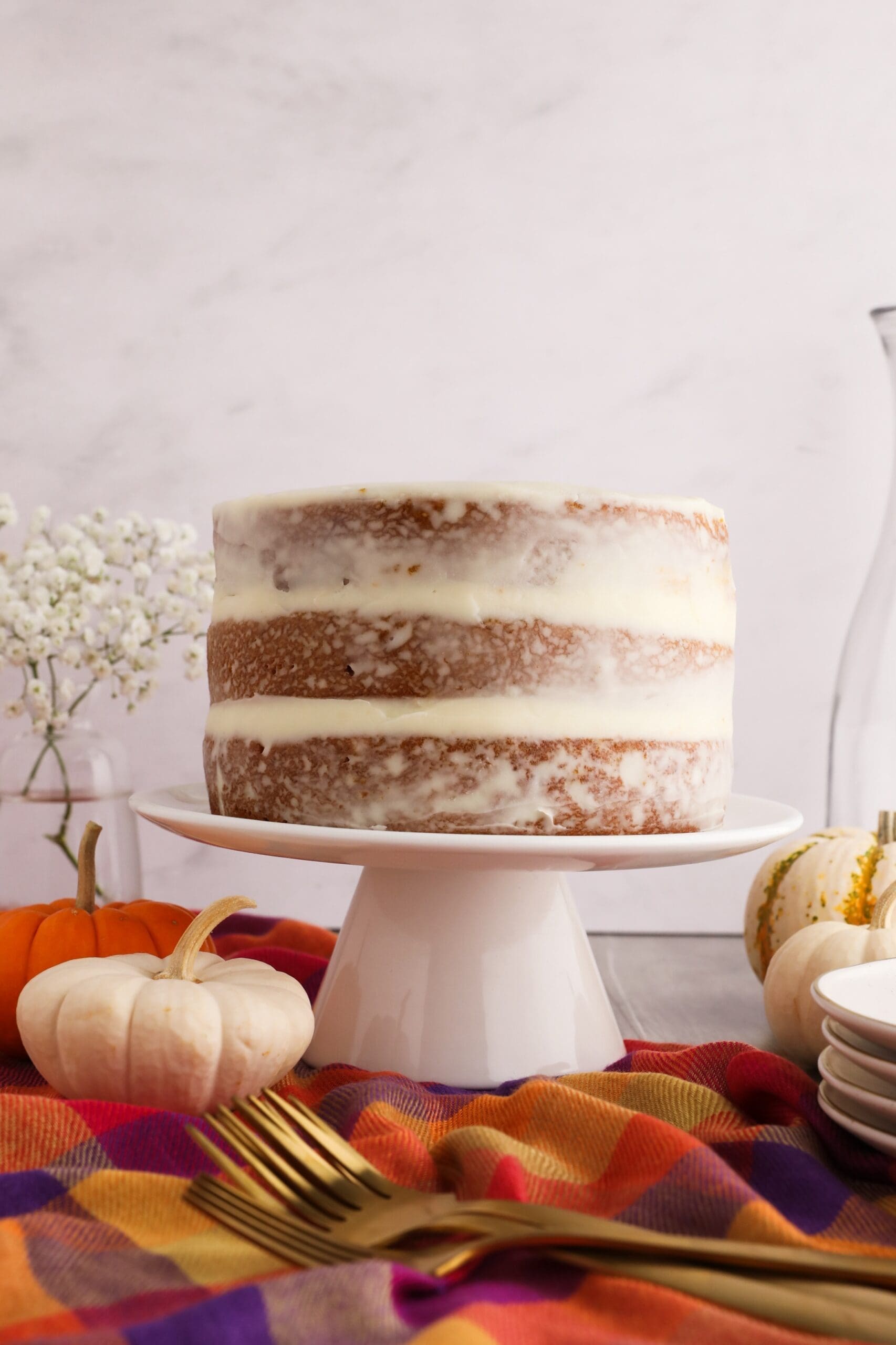 Pumpkin Spice Layer Cake - Marisa Bakes