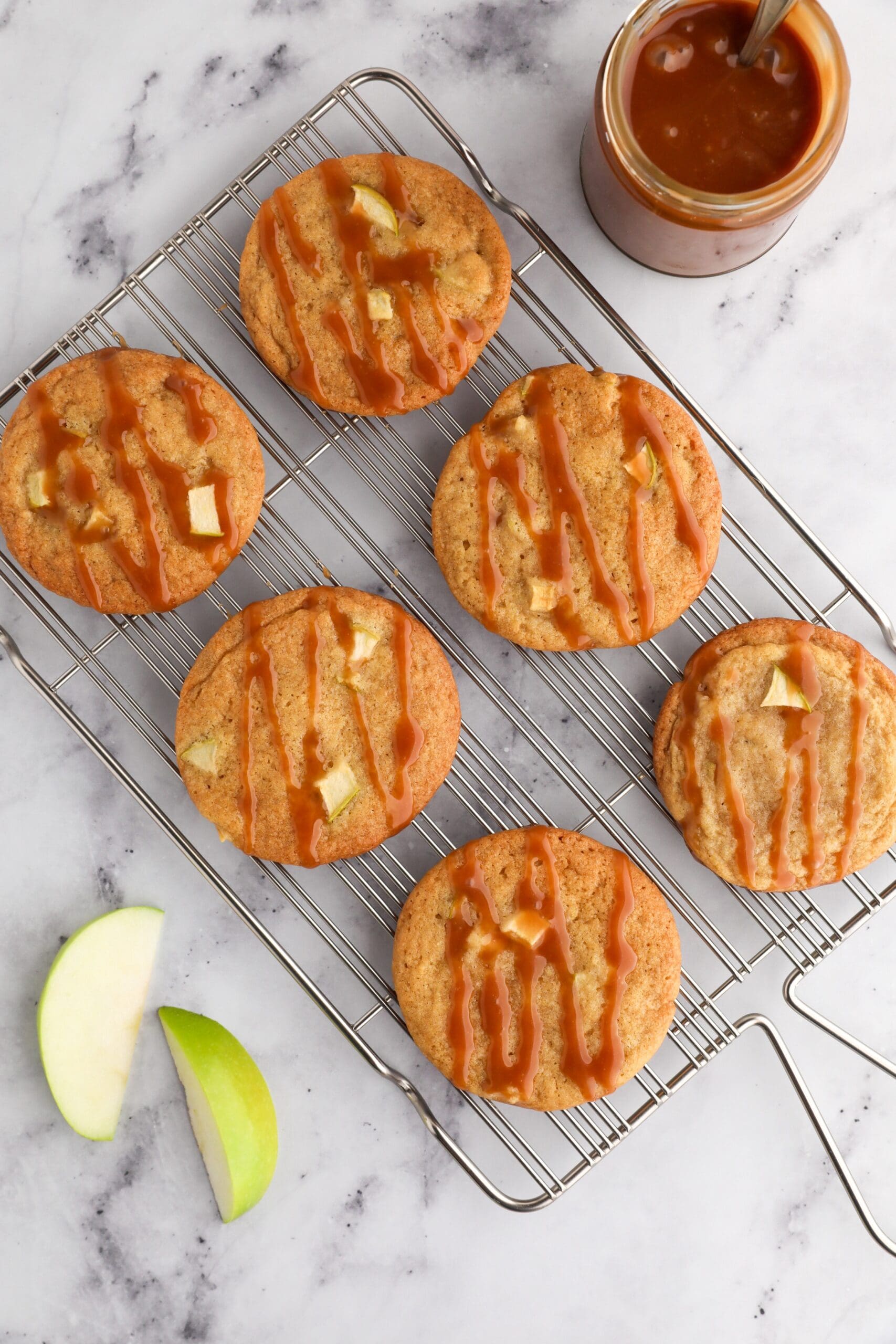 Caramel Apple Cookies - Marisa Bakes