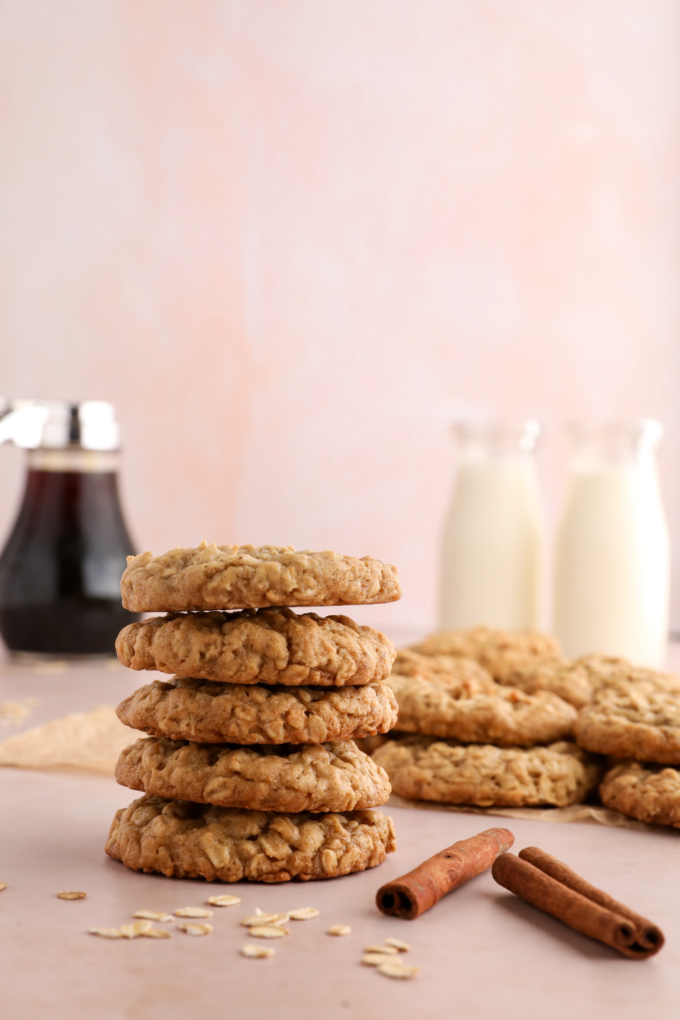 Vegan Maple Oatmeal Cookies - Marisa Bakes