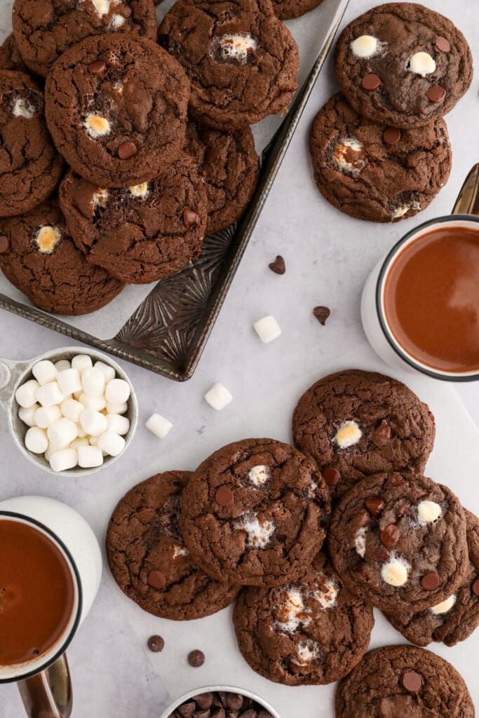 Hot Cocoa Cookies - Marisa Bakes