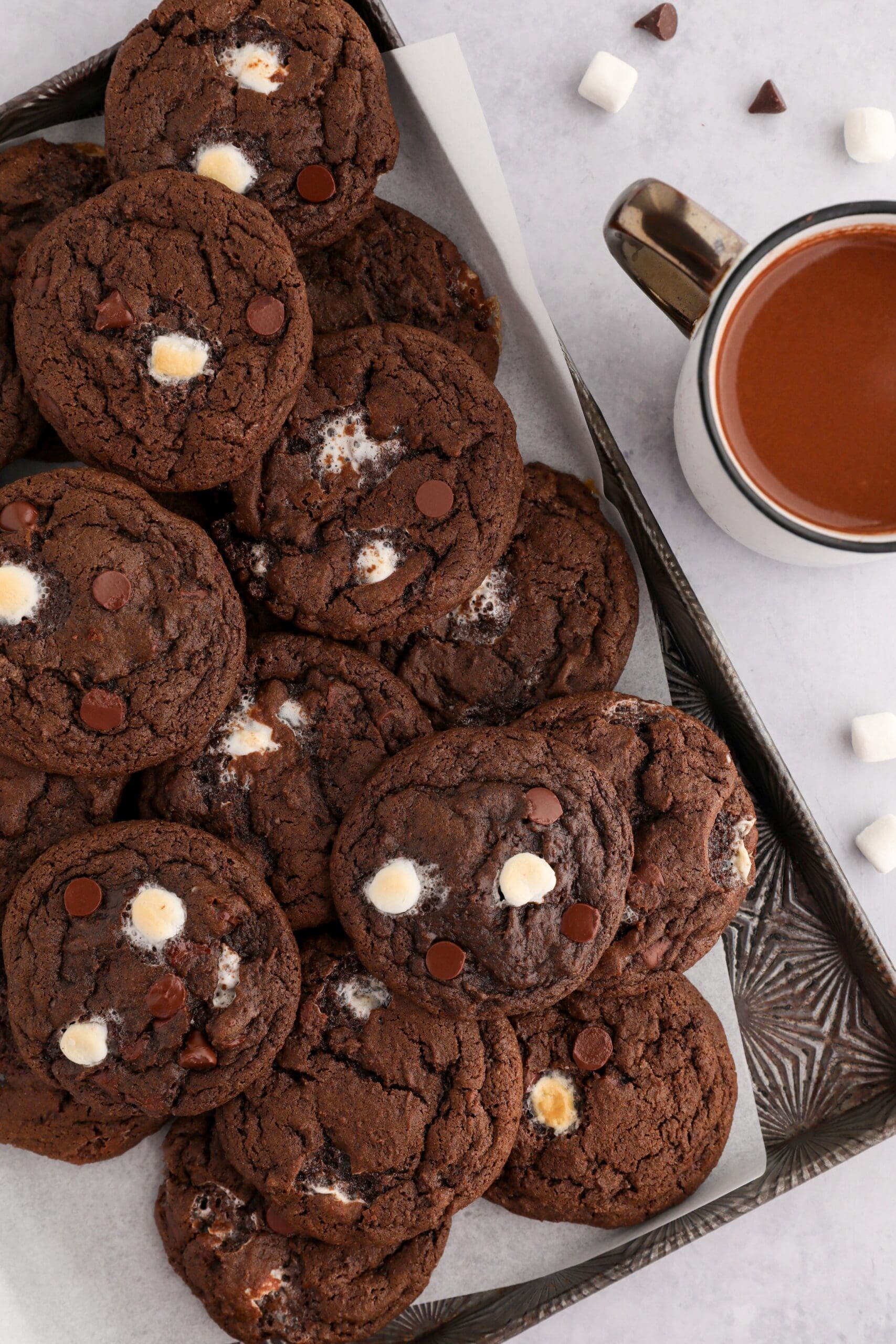 Hot Cocoa Cookies - Marisa Bakes