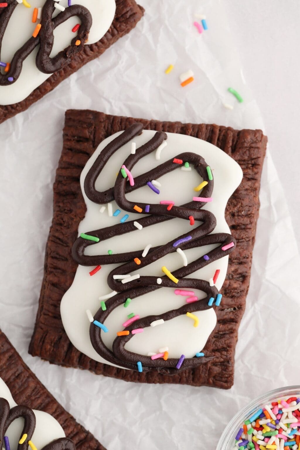 Hot Fudge Sundae Pop Tarts - Marisa Bakes