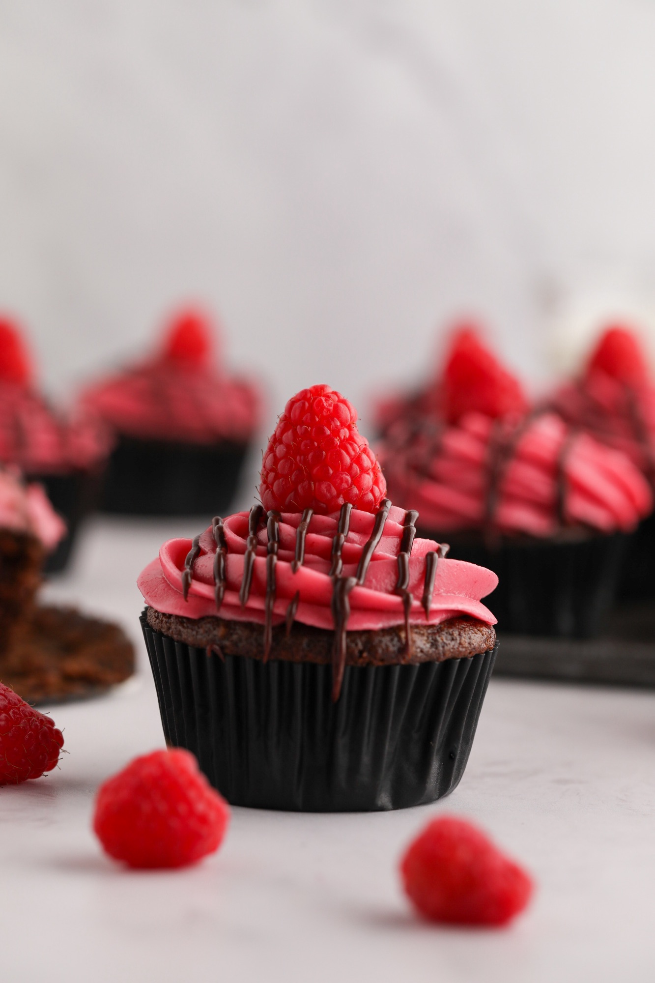 Chocolate Raspberry Cupcakes