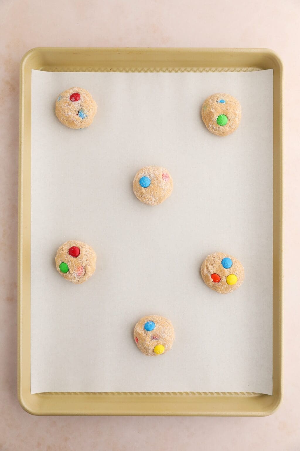 Peanut Butter M&M Cookies - Marisa Bakes