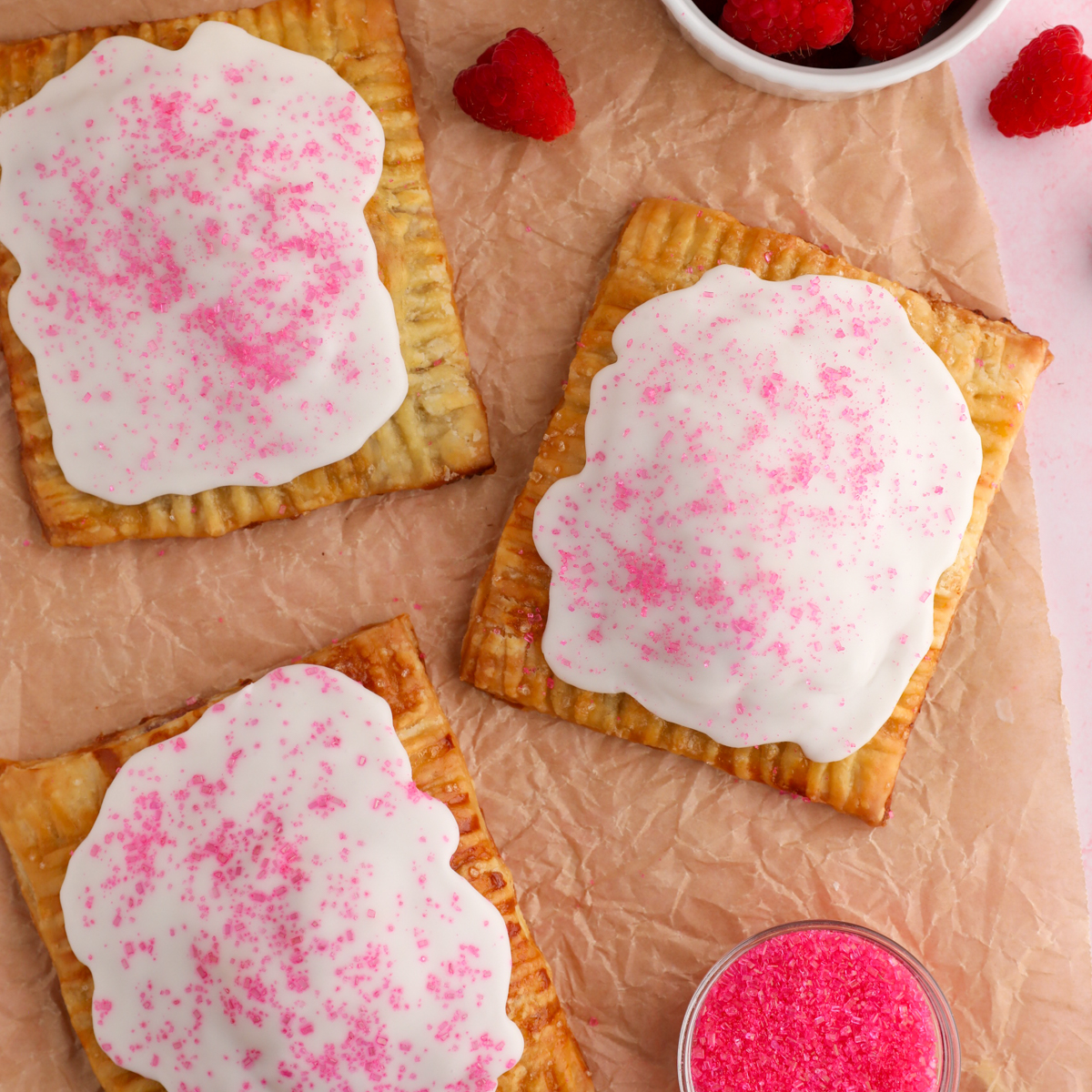 Raspberry Pop Tarts - Marisa Bakes