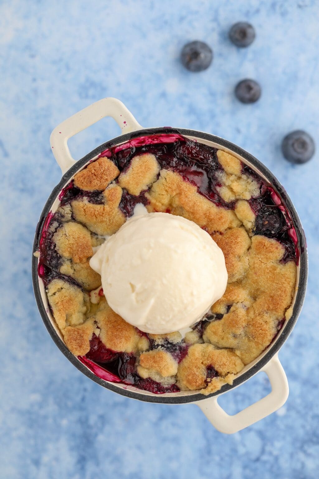 Mini Blueberry Crumble - Marisa Bakes