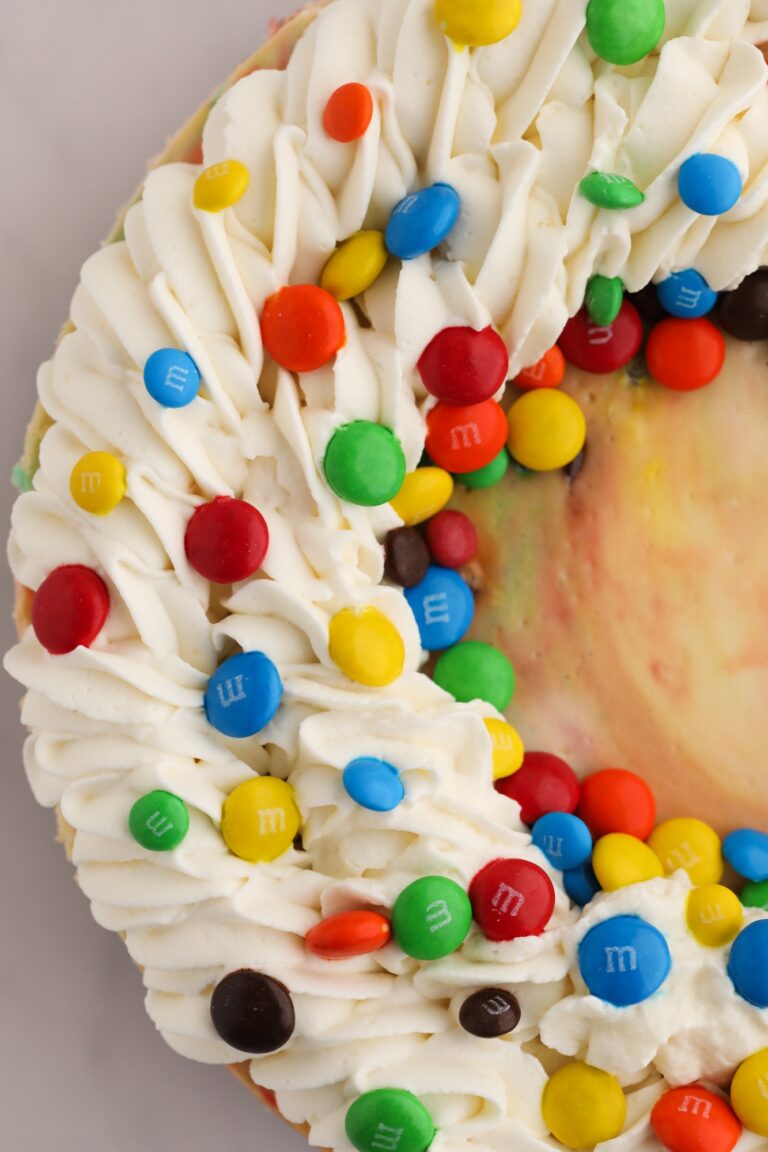 M&M Cheesecake - Marisa Bakes