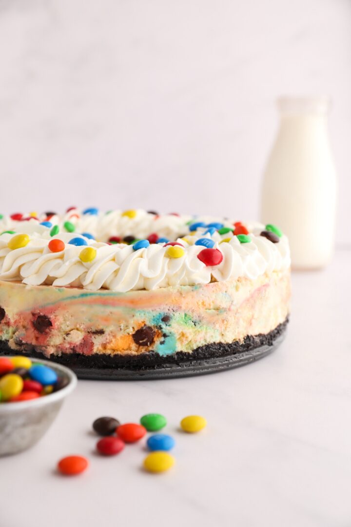 M&M Cheesecake - Marisa Bakes
