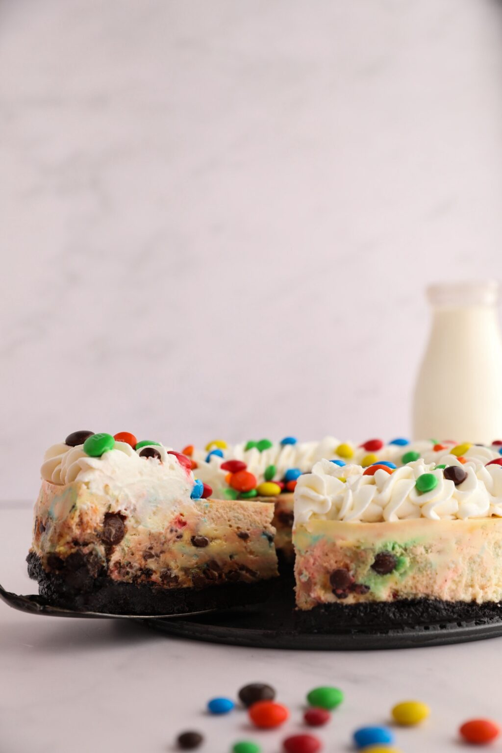 M&M Cheesecake - Marisa Bakes