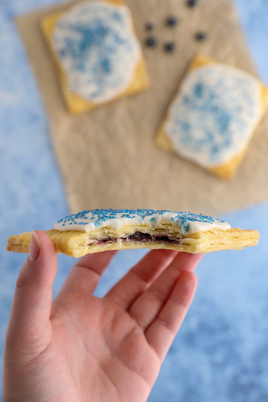 Blueberry Pop Tarts - Marisa Bakes