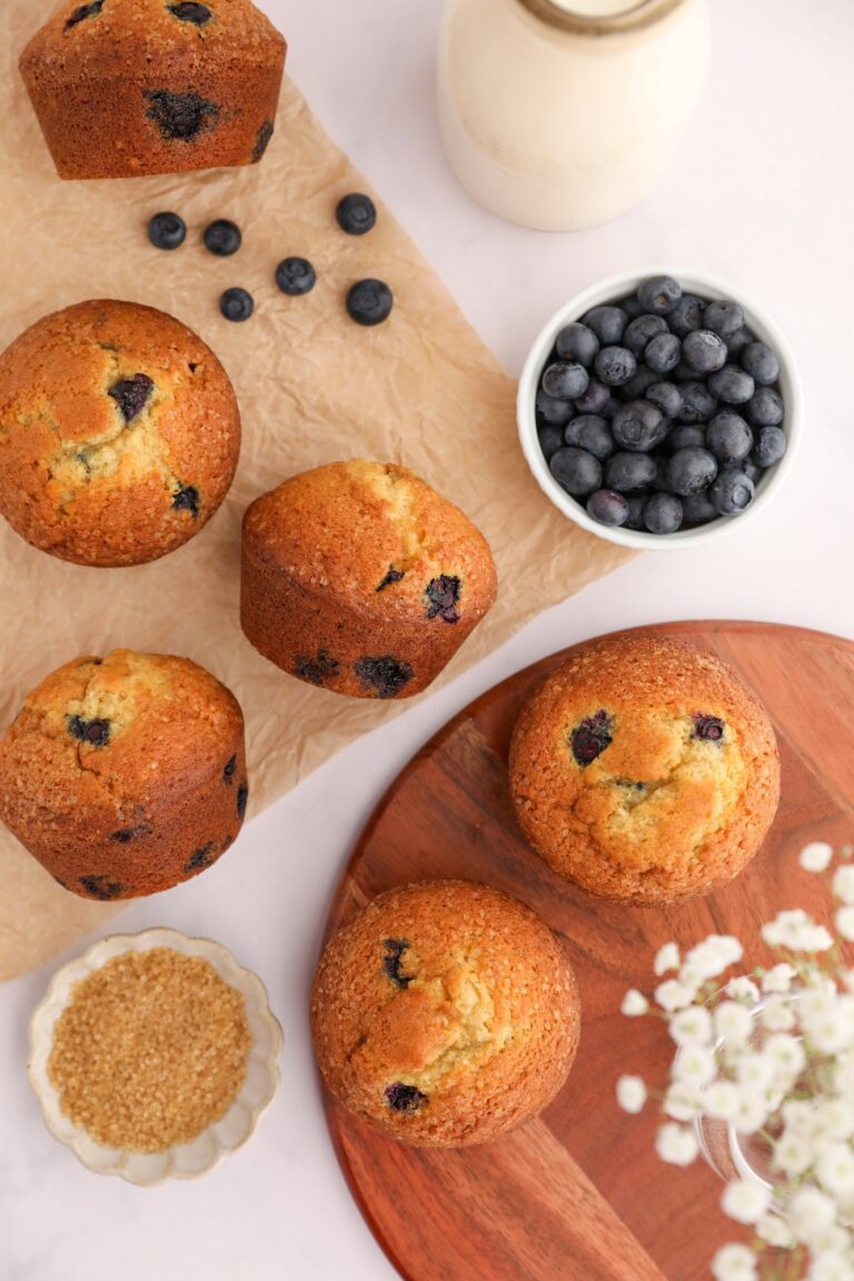 Jumbo Blueberry Muffins - Marisa Bakes
