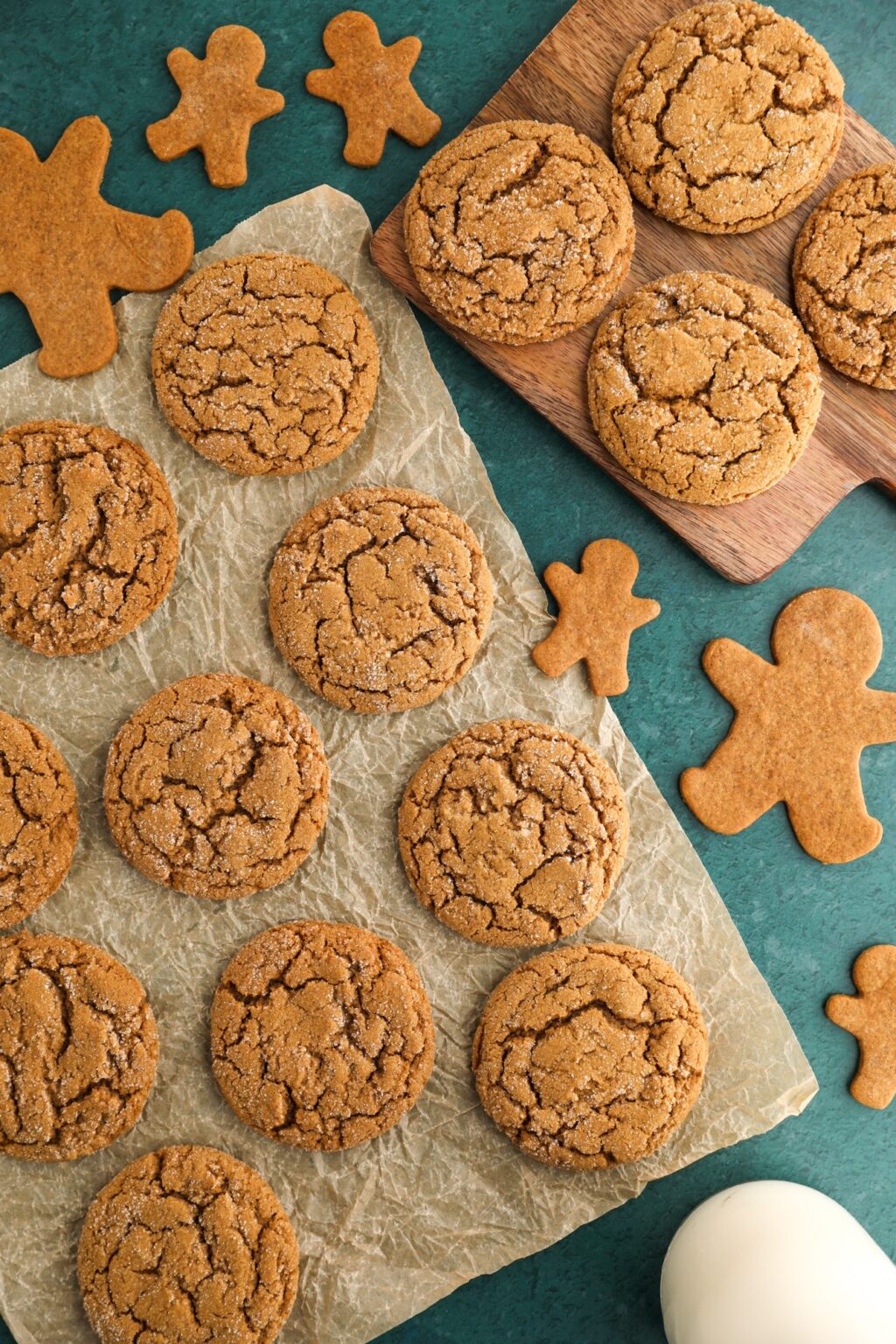 Gingerbread Sugar Cookies - Marisa Bakes