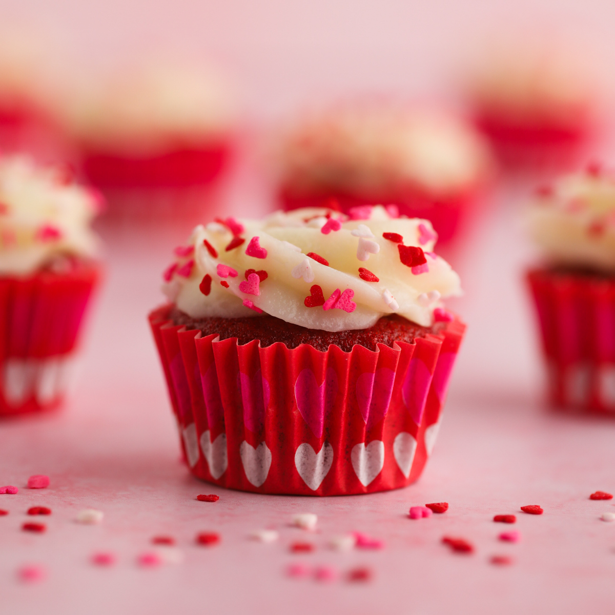 Mini Red Velvet Cupcakes - Marisa Bakes