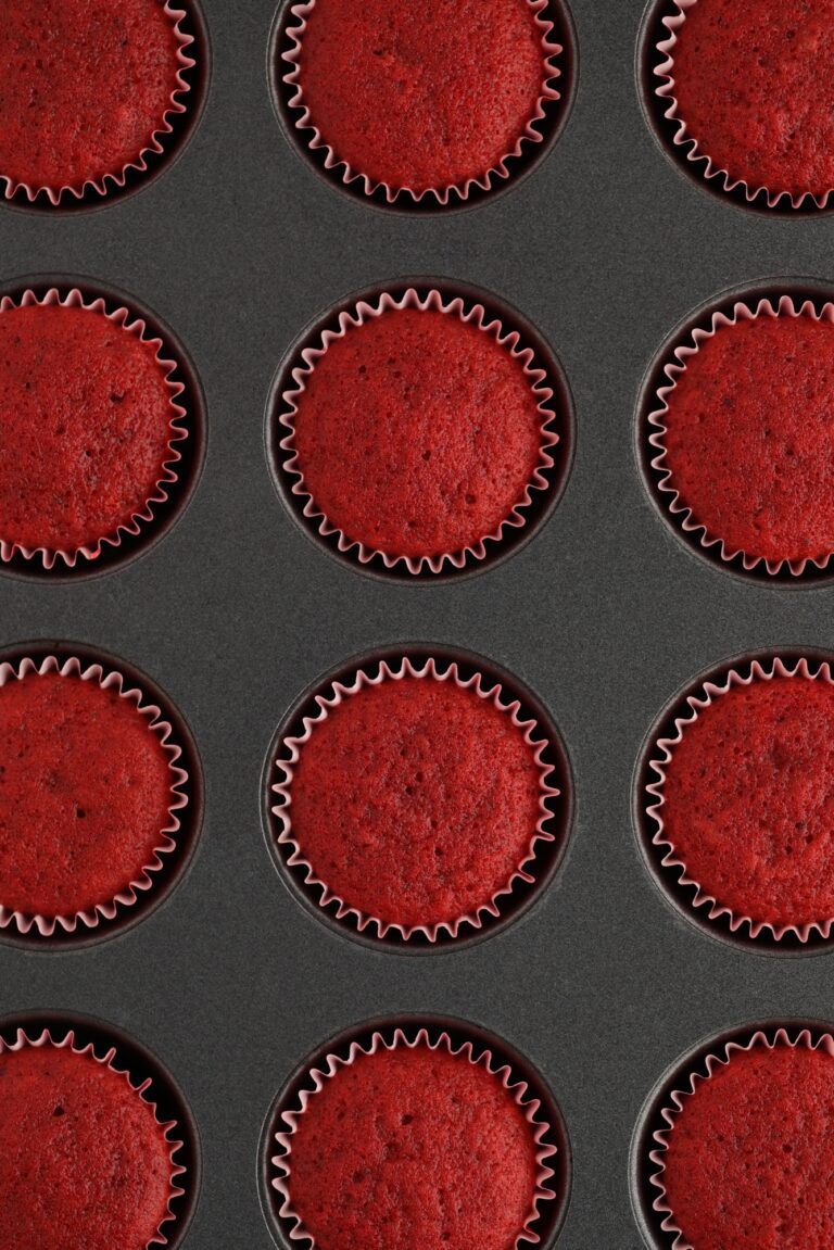 Mini Red Velvet Cupcakes - Marisa Bakes