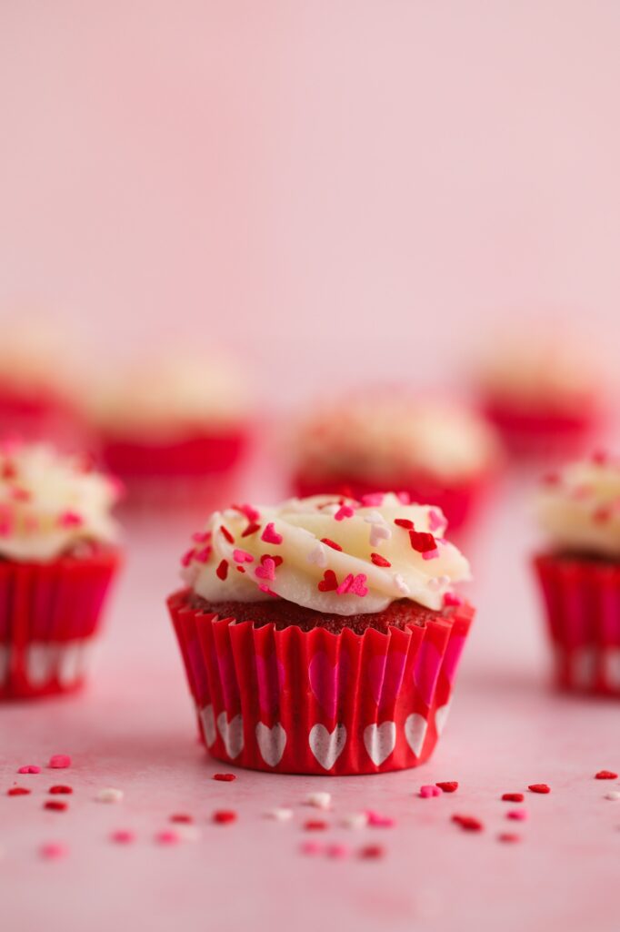Mini Red Velvet Cupcakes - Marisa Bakes