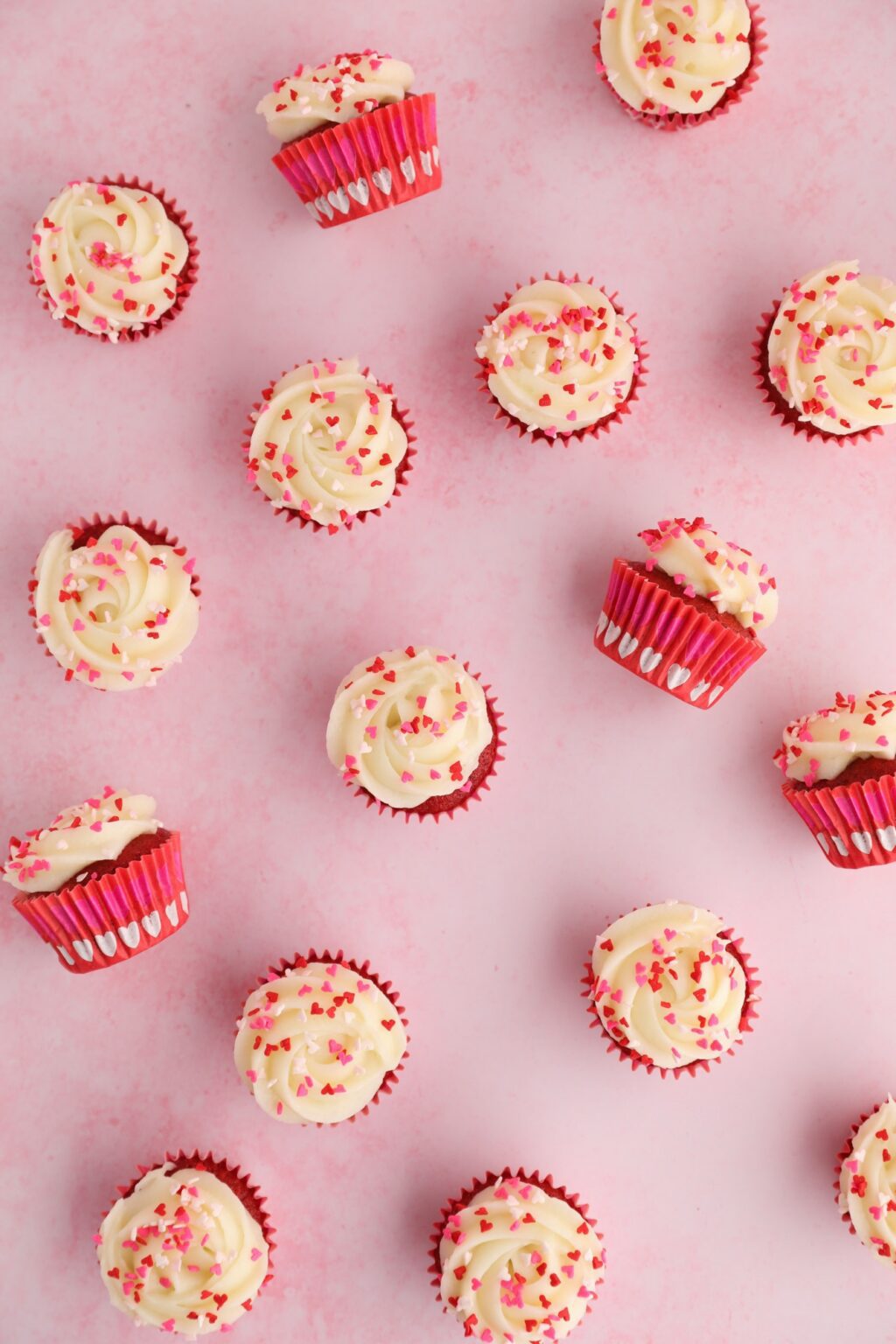 Mini Red Velvet Cupcakes - Marisa Bakes